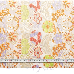 Japanese Nishijin Ori Fabric, Traditional Banana Flower Japanese ...