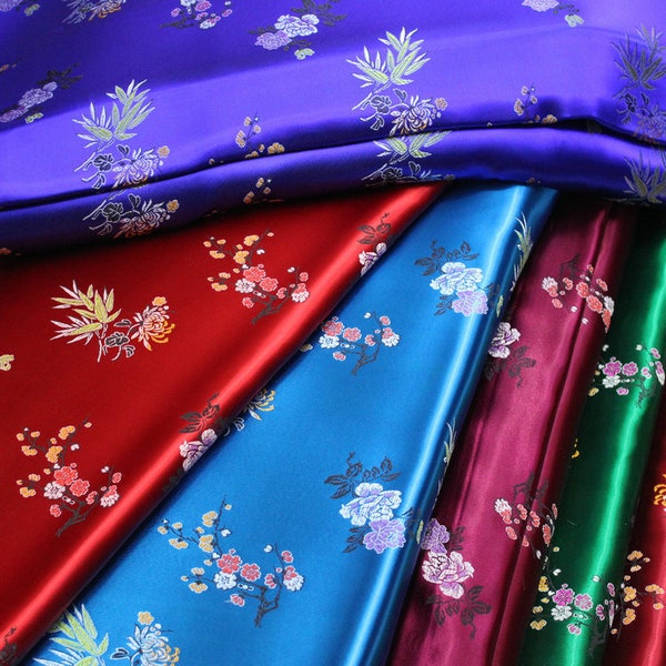 Chinese Silk Fabric - Etsy