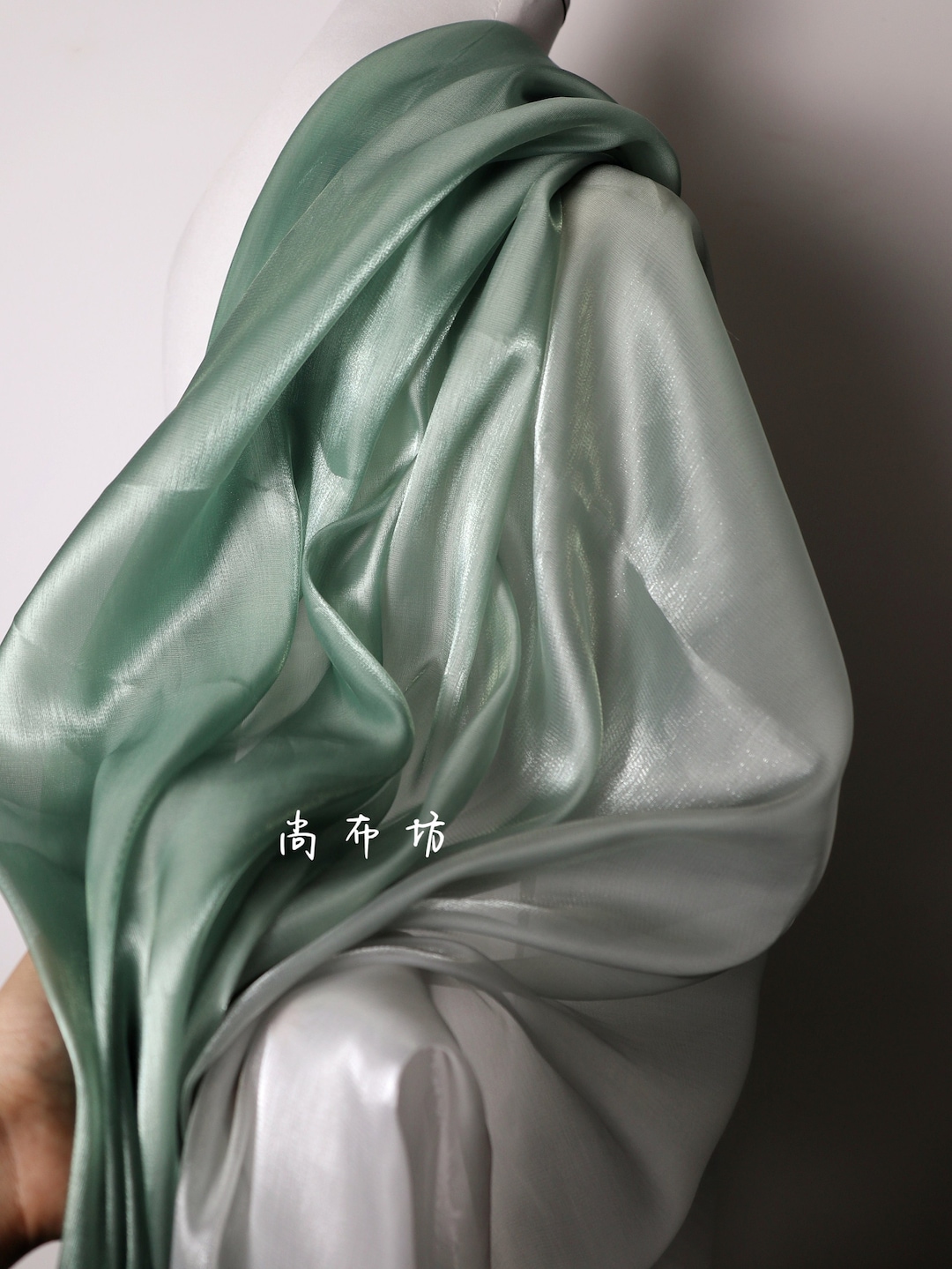 Gradient Satin Fabric: Soft Two-tone Material, 59" Wide, by the Yard - Etsy