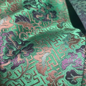 59w Song Brocade Chinese Wishful Sun Flower Silk Brocade, Emperor ...