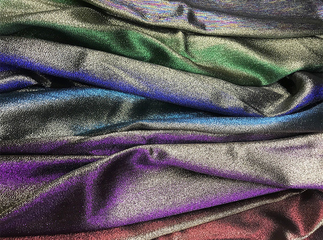 12 Colors Gold Thread Flat Gradient Jacquard Fabric, 58" Wide ...