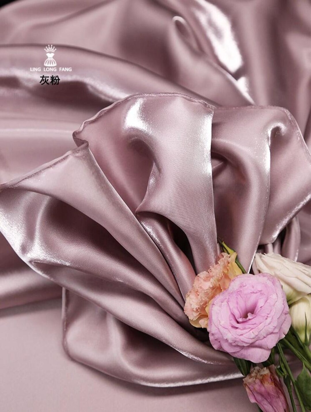 Water-shine Silk-satin Fabric: Metallic Luster, 60" Wide - Etsy
