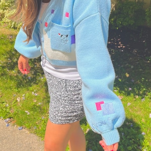 Pocket Sized Blue Hour Cardigan Apparel | TXT Kpop Inspired Design - Etsy