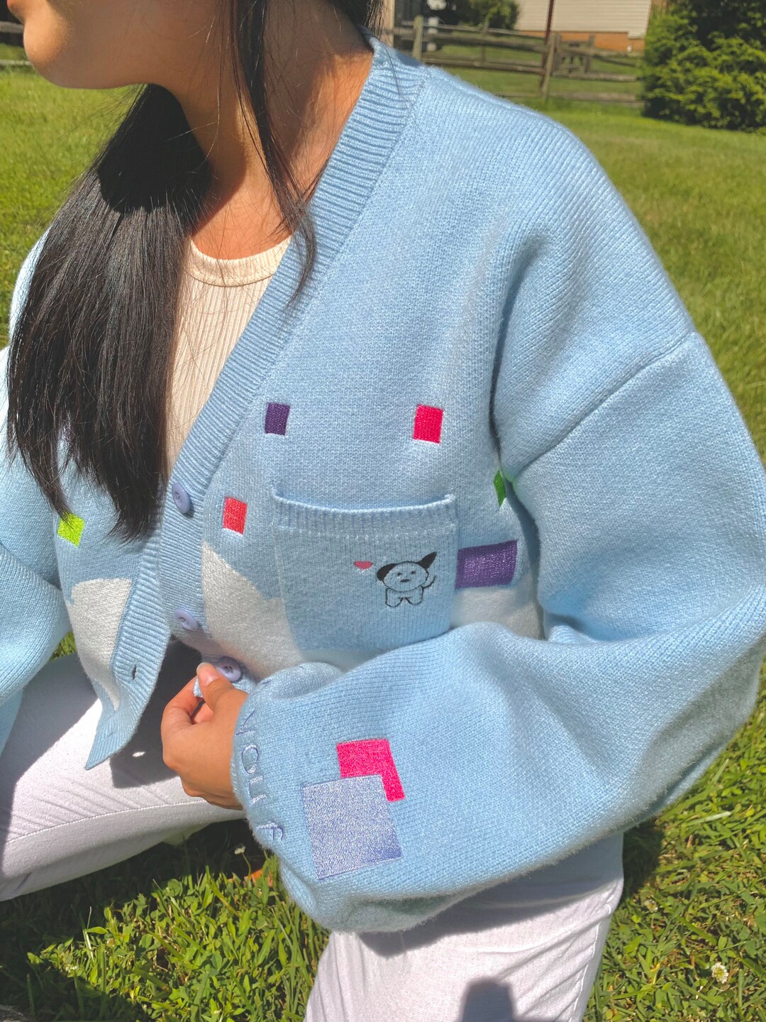 Pocket Sized Blue Hour Cardigan Apparel | TXT Kpop Inspired Design - Etsy