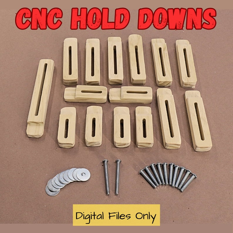 EASY CNC Hold Down Clamps - Vcarve Pro/aspire File - Vectric Digital ...