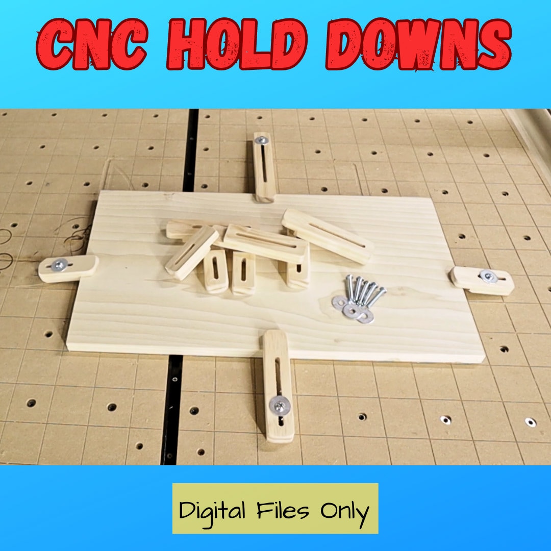 EASY CNC Hold Down Clamps - Vcarve Pro/aspire File - Vectric Digital ...