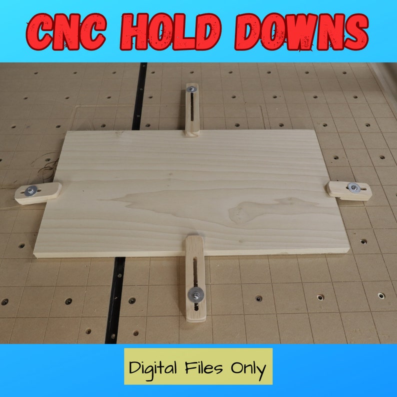 EASY CNC Hold Down Clamps - Vcarve Pro/aspire File - Vectric Digital ...