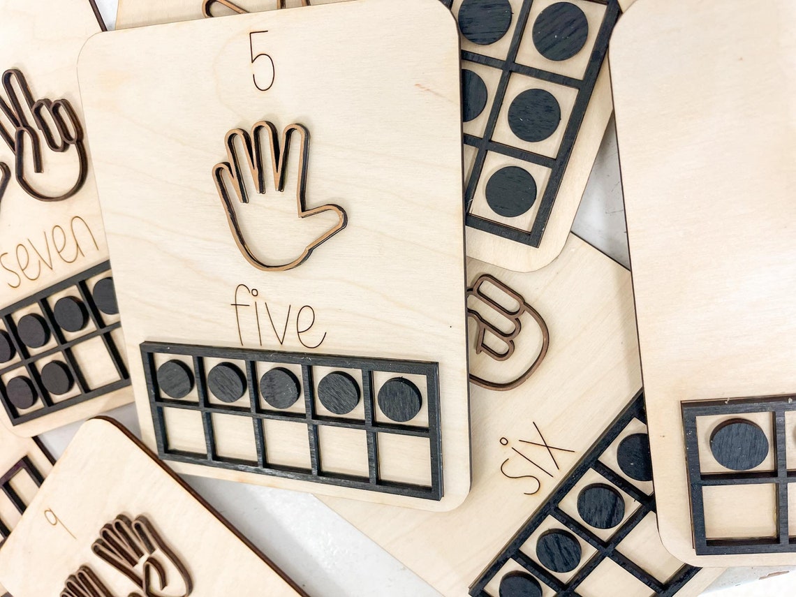 Classroom Number Signs *digital File* SVG GLOWFORGE Tested! SCORED! and ...