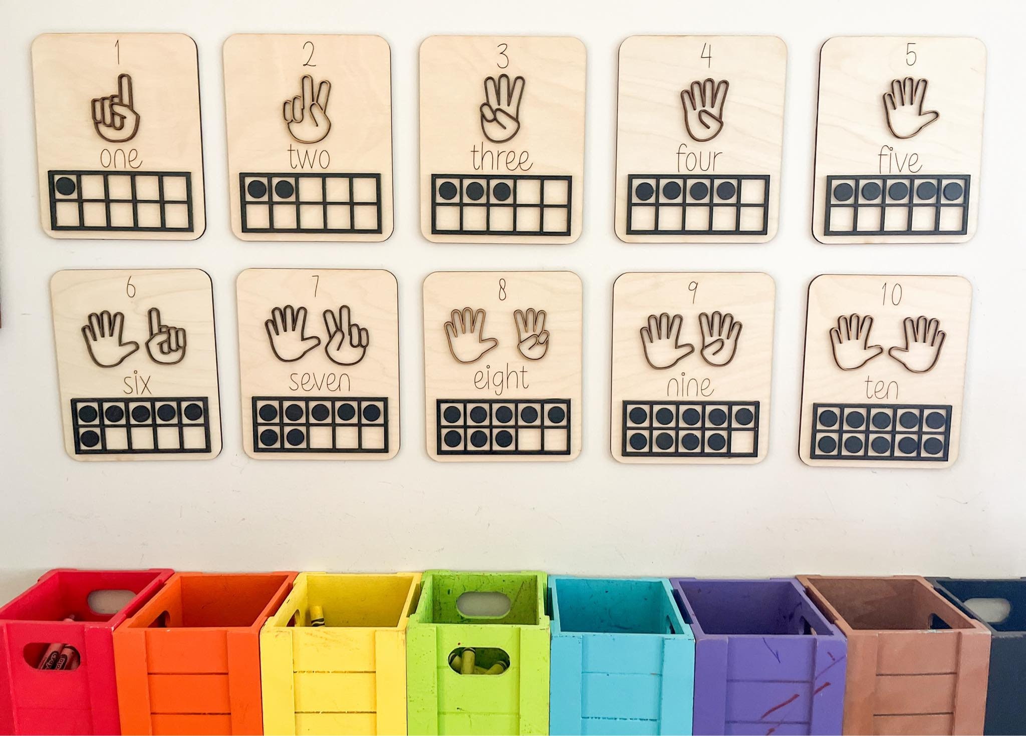 Classroom Number Signs *digital File* SVG GLOWFORGE Tested! SCORED! and ...