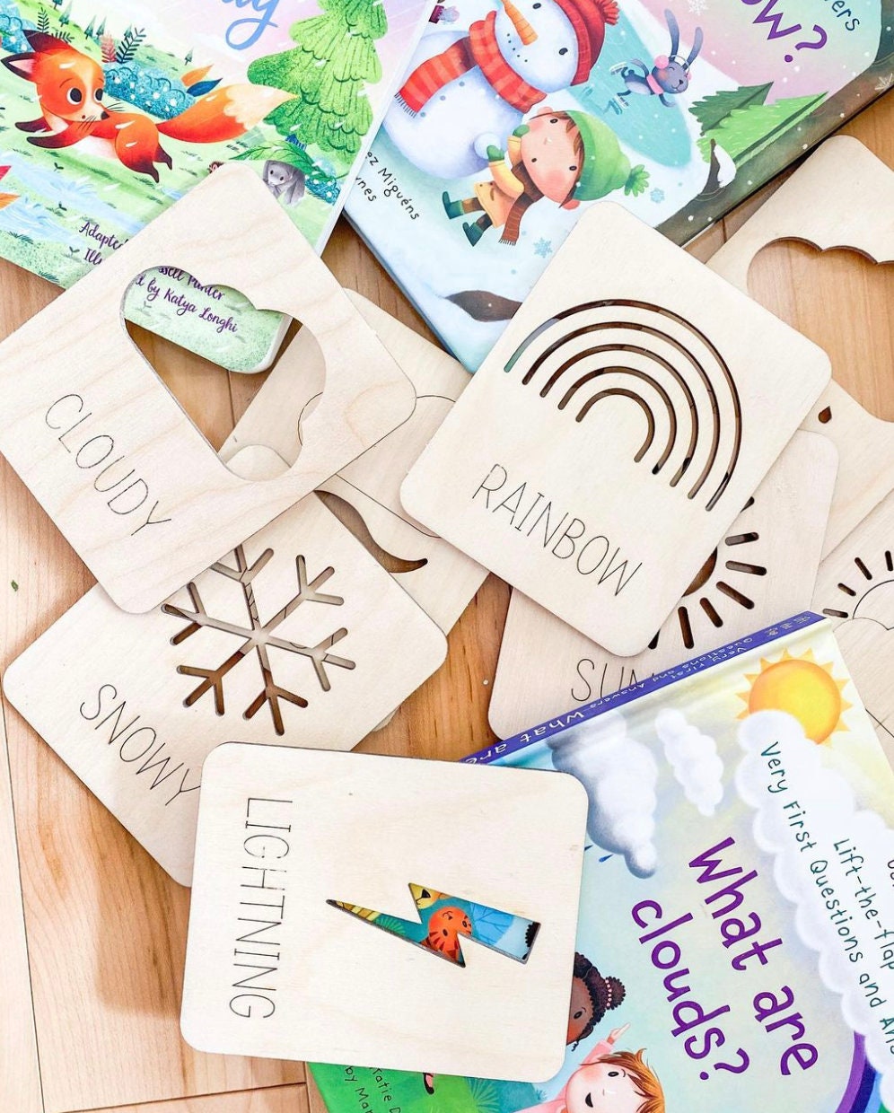 Weather Stencils/ Flash Cards *SVG FILE ONLY! No Physical Product ...