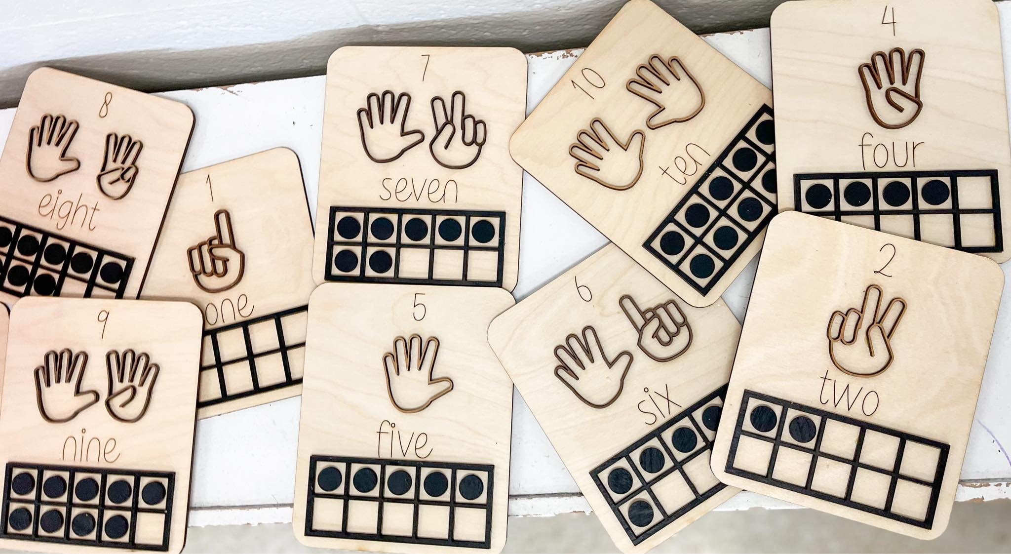 Classroom Number Signs *digital File* SVG GLOWFORGE Tested! SCORED! and ...