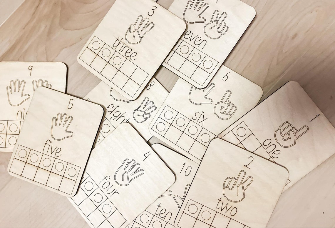 Classroom Number Signs *digital File* SVG GLOWFORGE Tested! SCORED! and ...