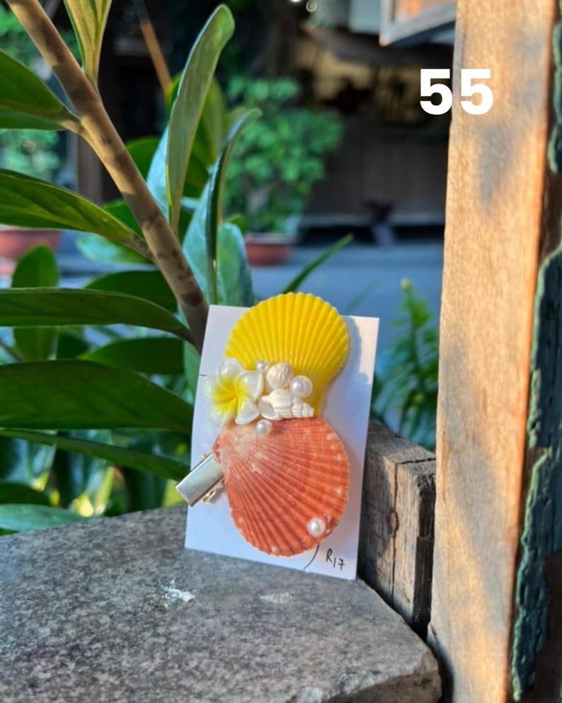 Handmade Seashell Hair Clip – Mermaid Hair Accessory, Beach Wedding ...