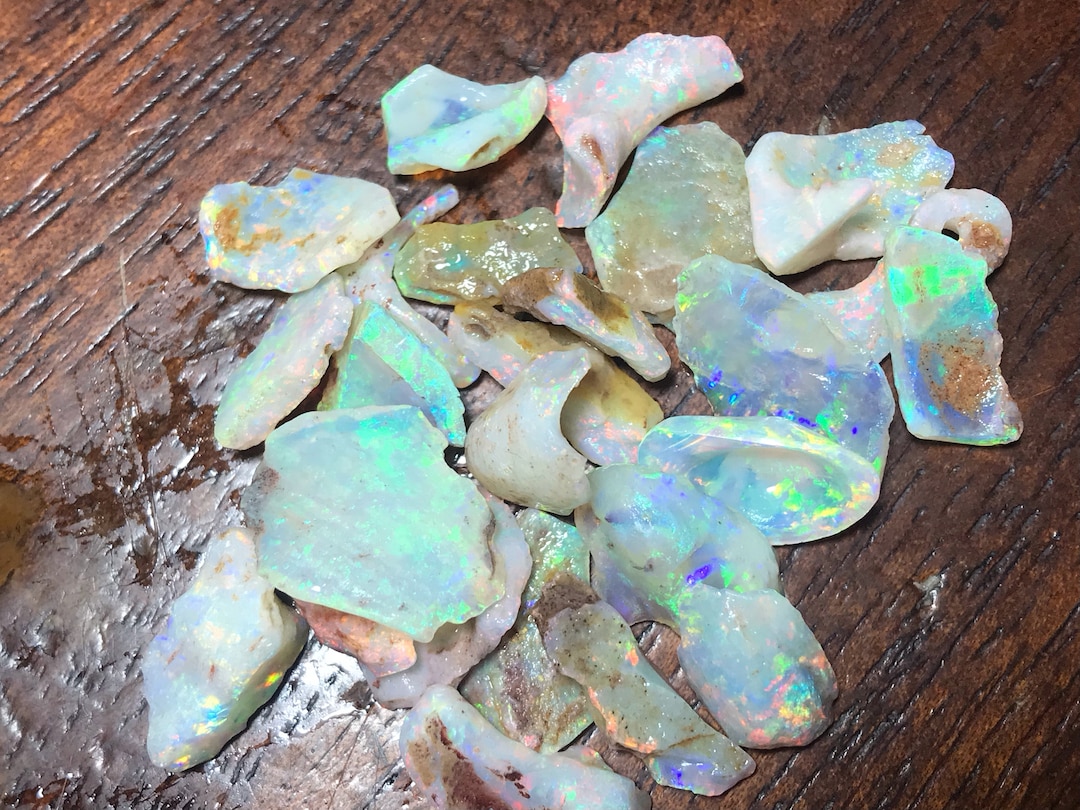 Coober Pedy Australia Solid Opal Shell Fragments - Etsy
