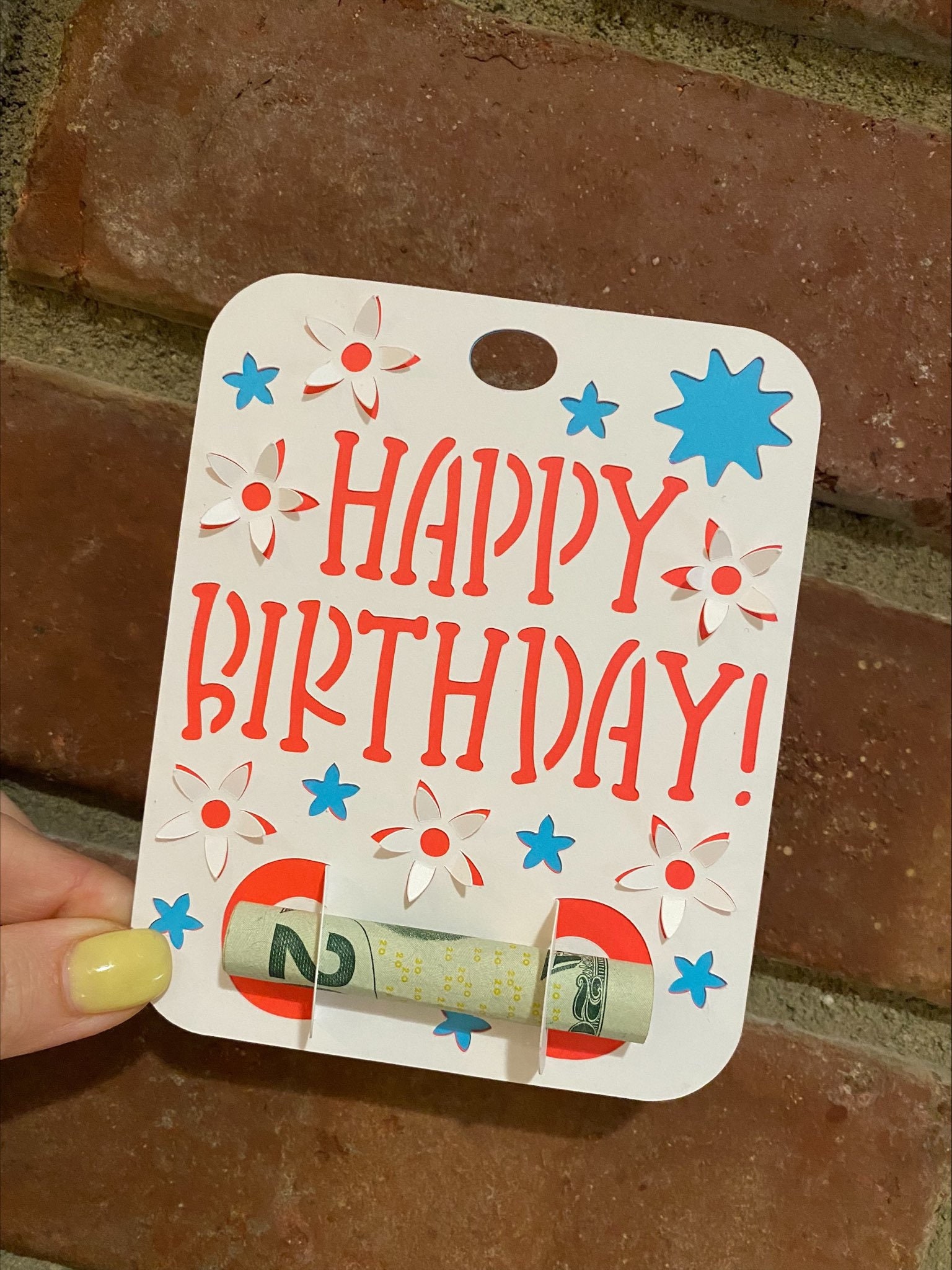 Money Card Holder SVG. Happy Birthday Design. Gift Card. Works - Etsy