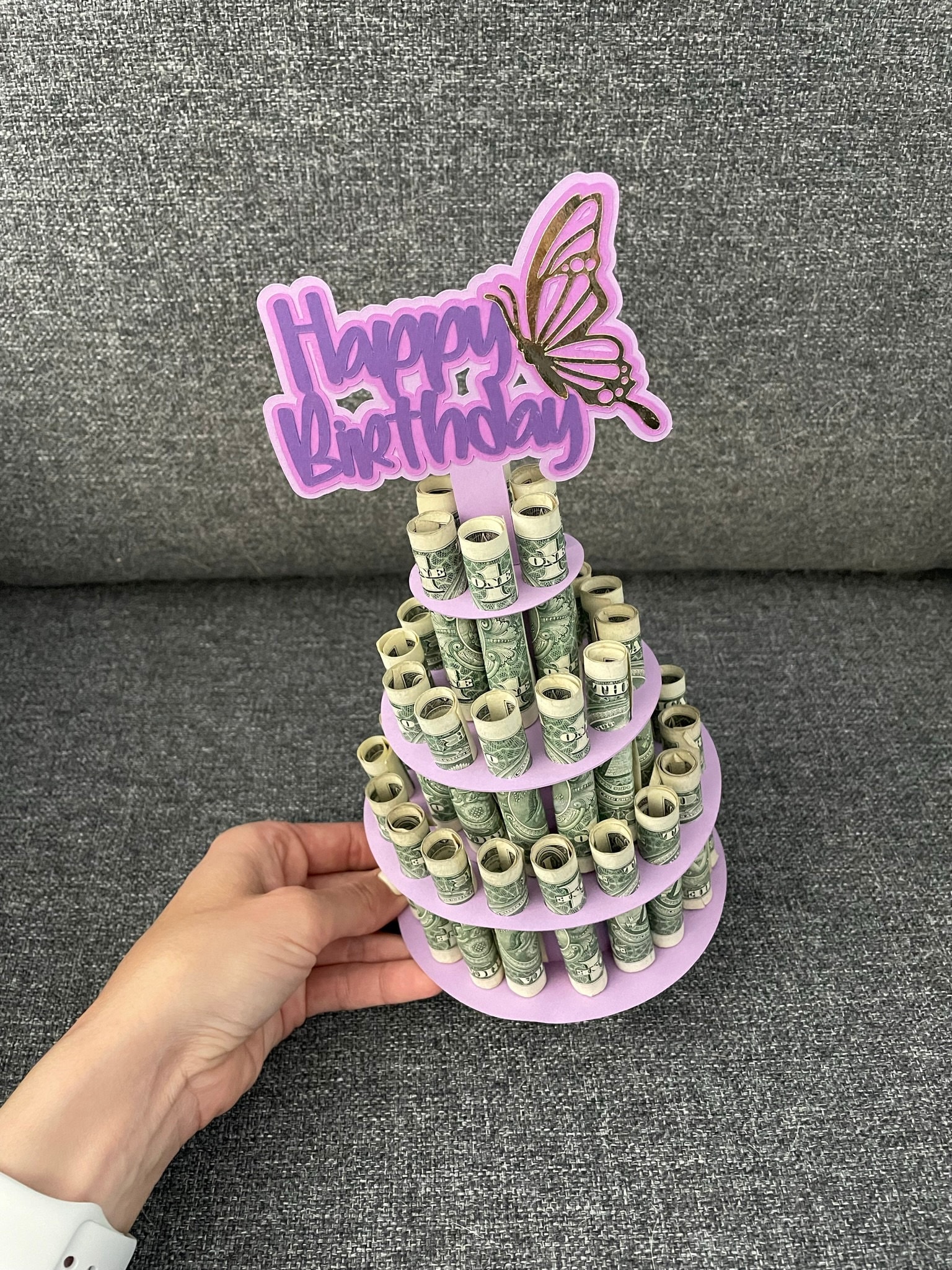 Birthday Money Cake SVG. Cardstock Money Holder. SVG Template - Etsy