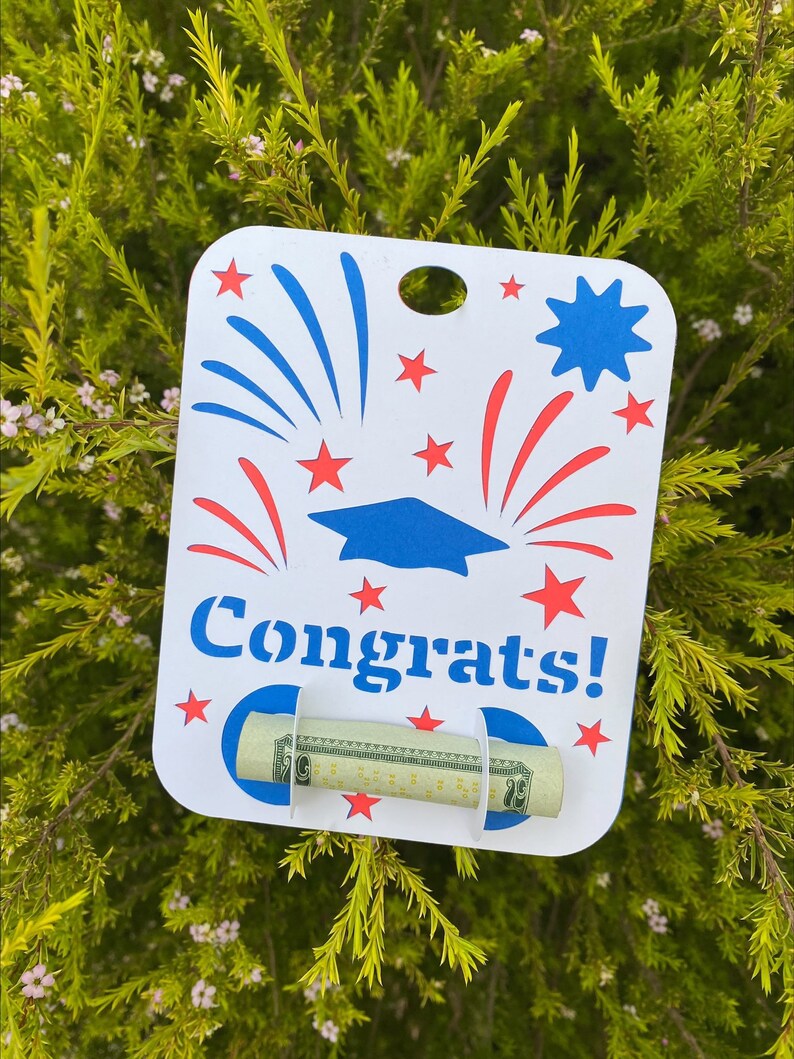 Congrats Money Card Holder SVG. Congratulations Design. Gift - Etsy