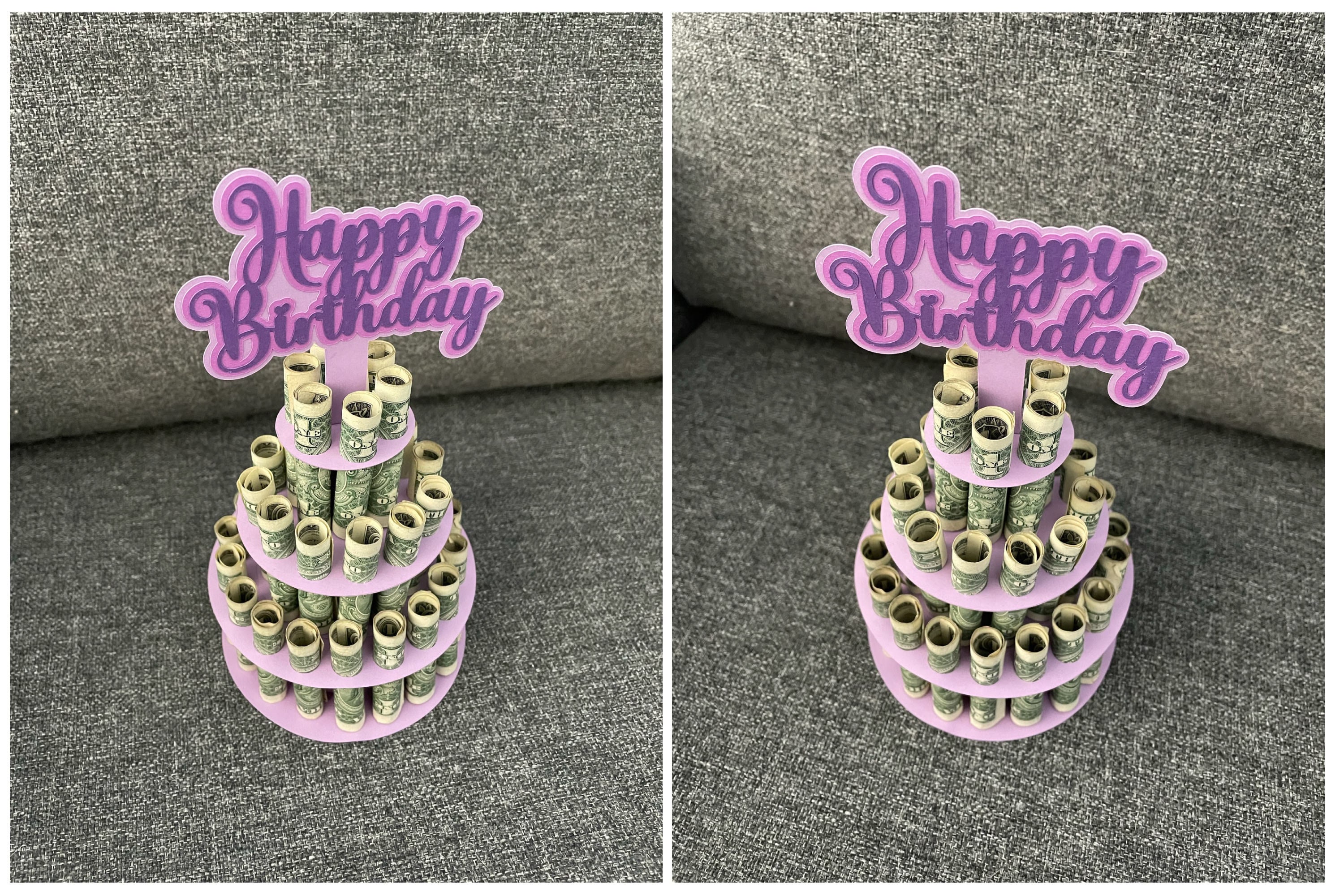 Birthday Money Cake SVG. Cardstock Money Holder. SVG Template - Etsy