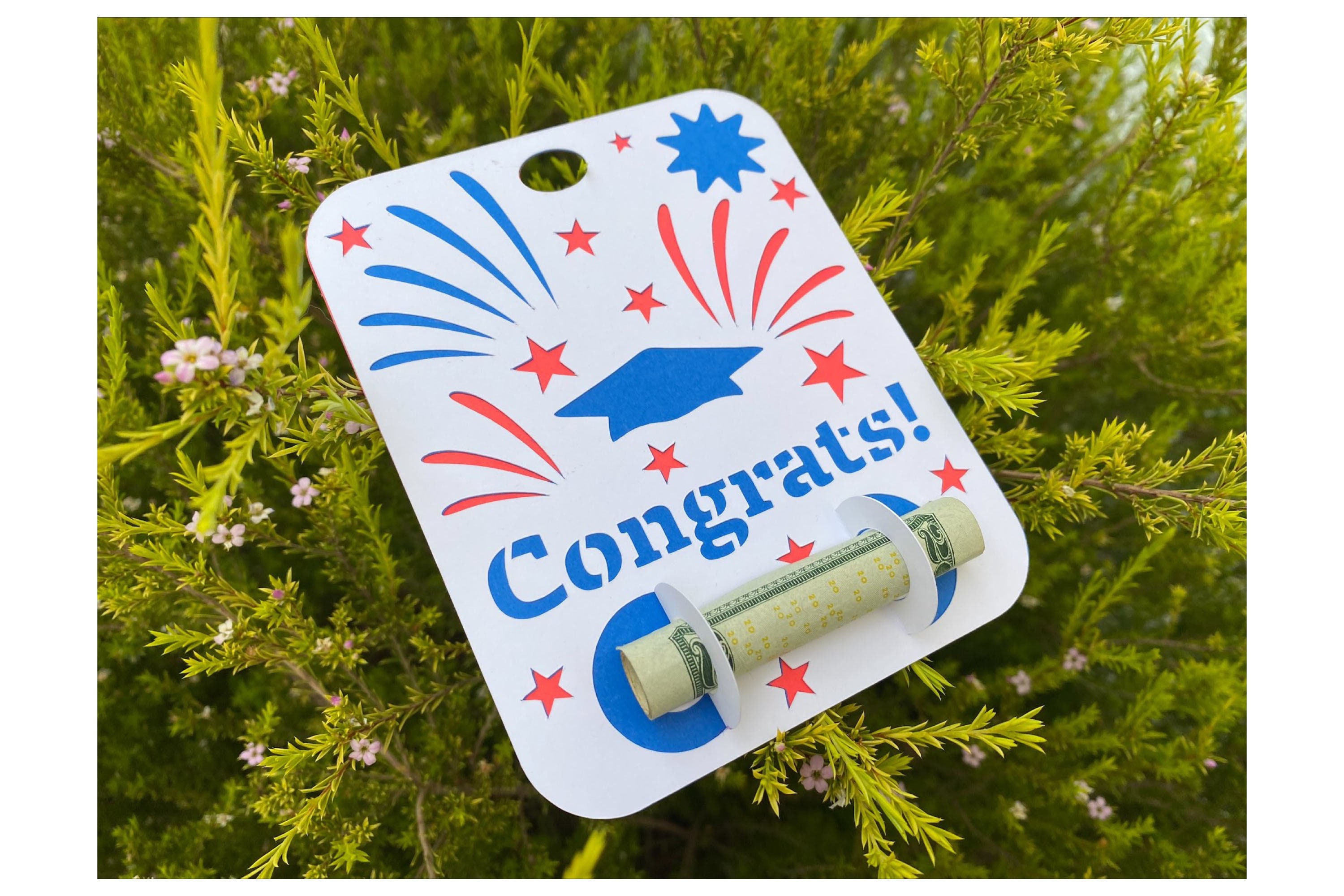 Congrats Money Card Holder SVG. Congratulations Design. Gift Card ...