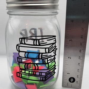 Personalized 16oz Glass TBR to Be Read Jar - Etsy