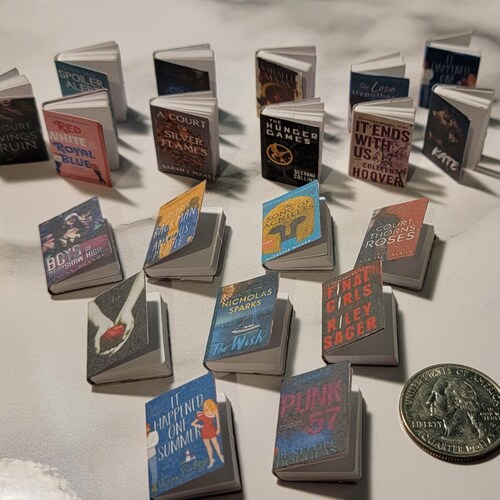 40 Customize Miniature Book Covers Mini Books Printable for - Etsy 40 Customize Miniature Book Covers Mini Books Printable for - Etsy