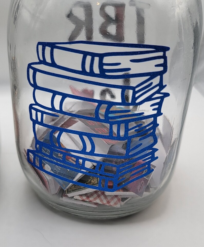 Personalized 16oz Glass TBR to Be Read Jar - Etsy