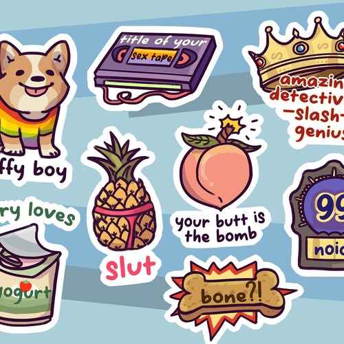 Brooklyn Nine-nine Waterproof Vinyl Die-cut Stickers - Etsy