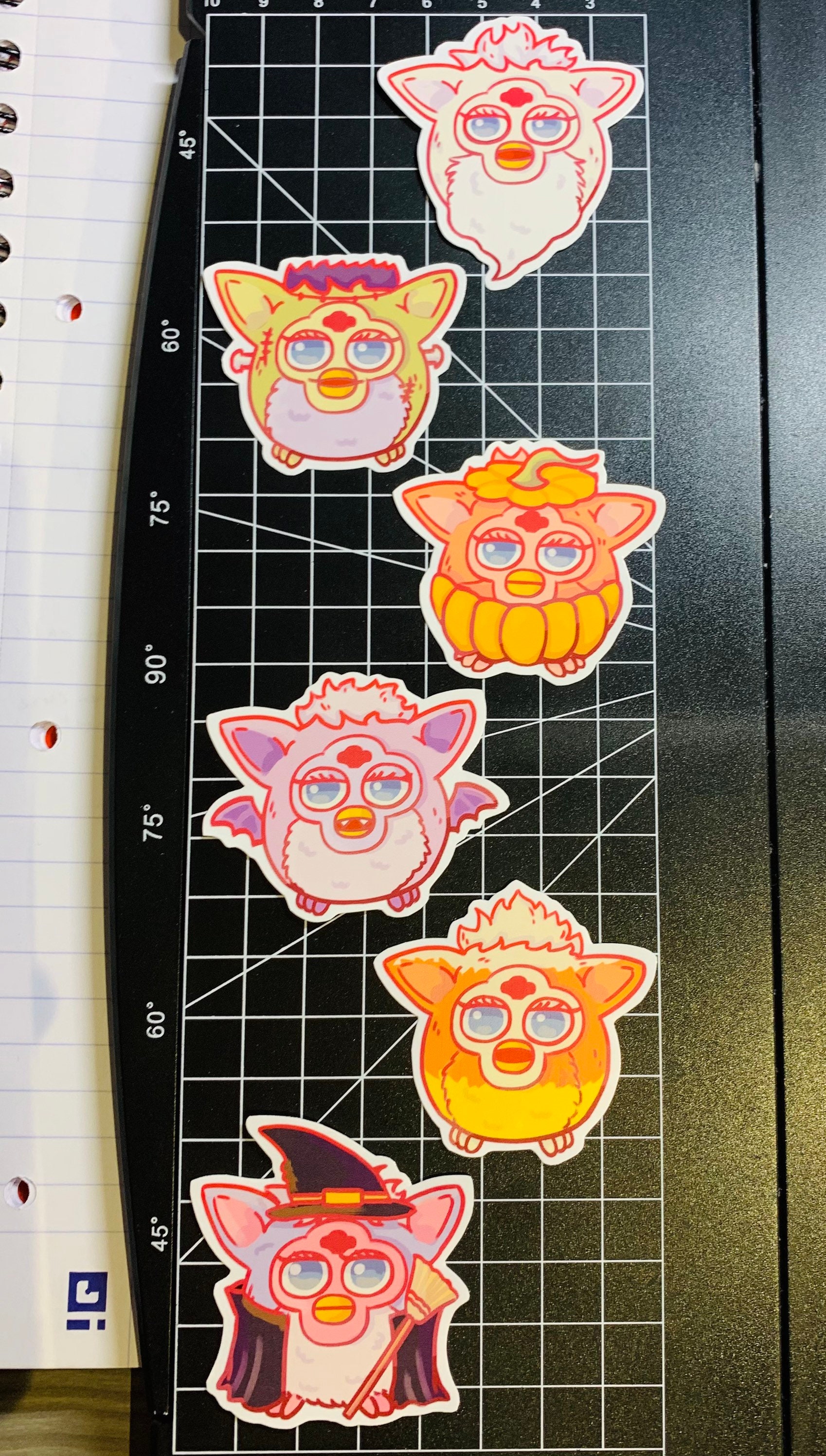 Furby Spooky Halloween Costumes Waterproof Die-cut Vinyl - Etsy