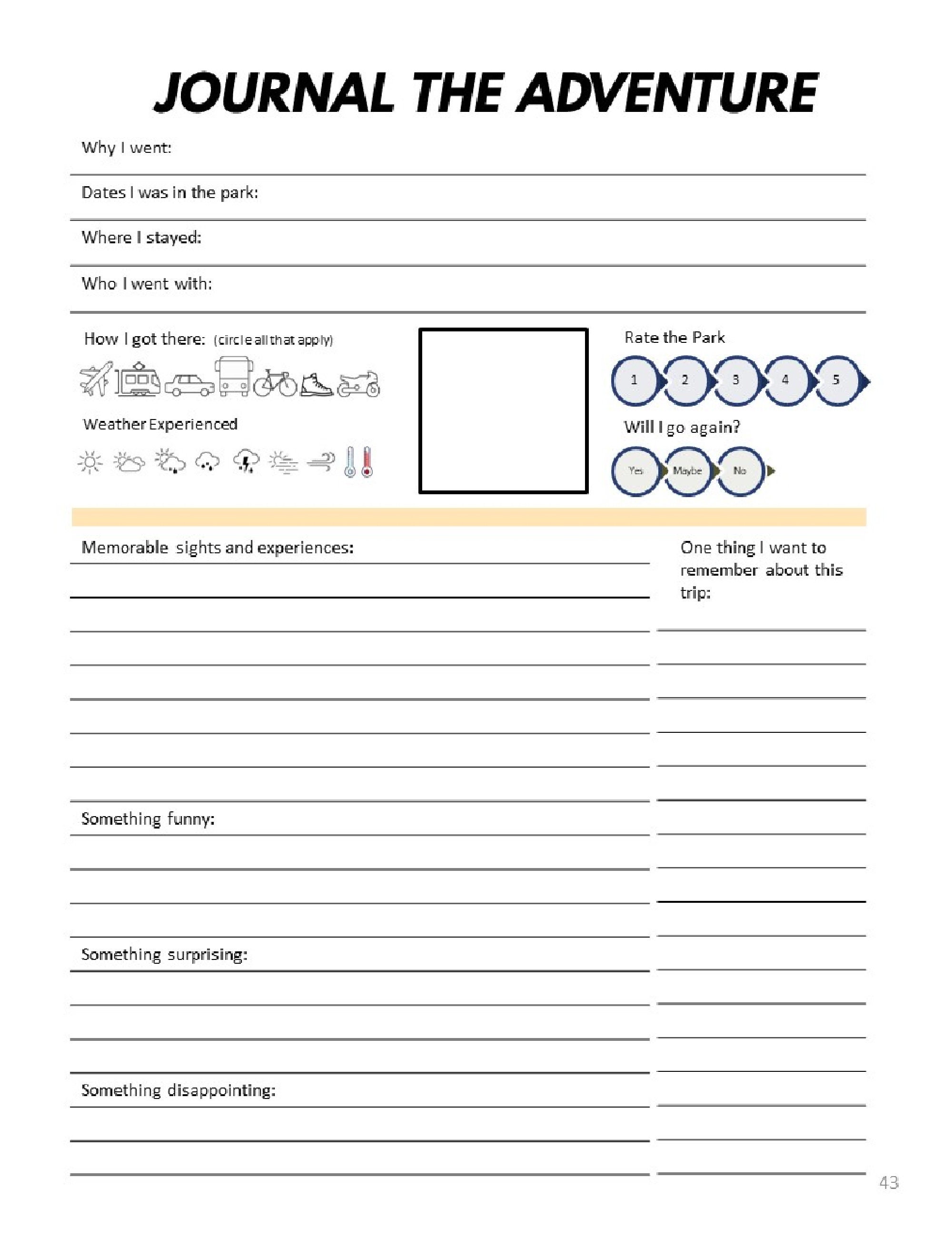 National Monuments Bucket Journal 130 Monuments Travel Journal National ...