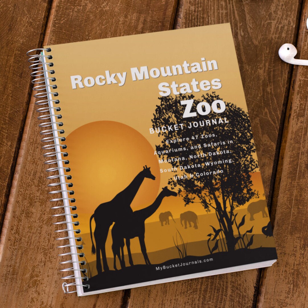 Rocky Mountain States Zoo Bucket Journal the Perfect Animal Lovers Gift ...