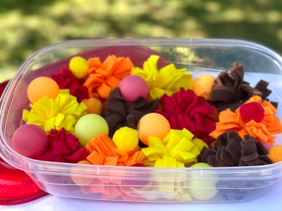 Autumn Leaves Hedgehog Dig Box Red Orange Yellow Brown - Etsy