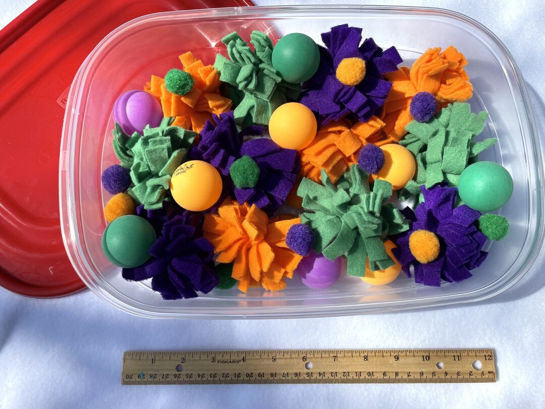 Orange Green and Purple Dig Box - Small Animal Toys Supplies - Hedgehog ...