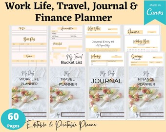 Editable Life Planner - Etsy