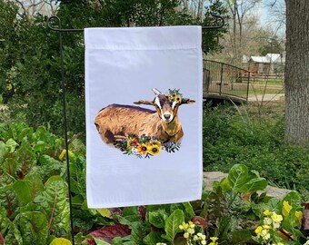Goat Garden Flag | Etsy