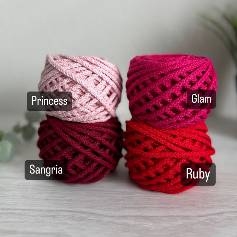 3.5mm Braided Cotton Cord: 50ft Macrame Knotting, USA Made - Etsy