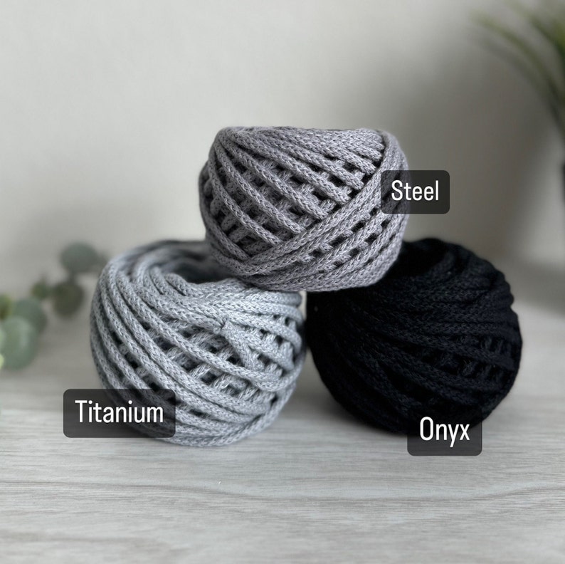 3.5mm Braided Cotton Cord: 50ft Macrame Knotting, USA Made - Etsy