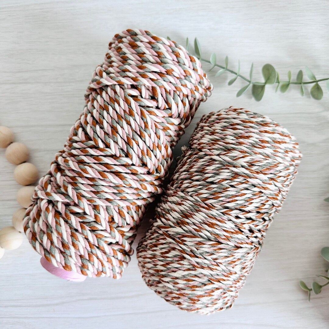 Boho MIX Colors | Macrame Cord Recycled Cotton | Macrame Supplies - Etsy