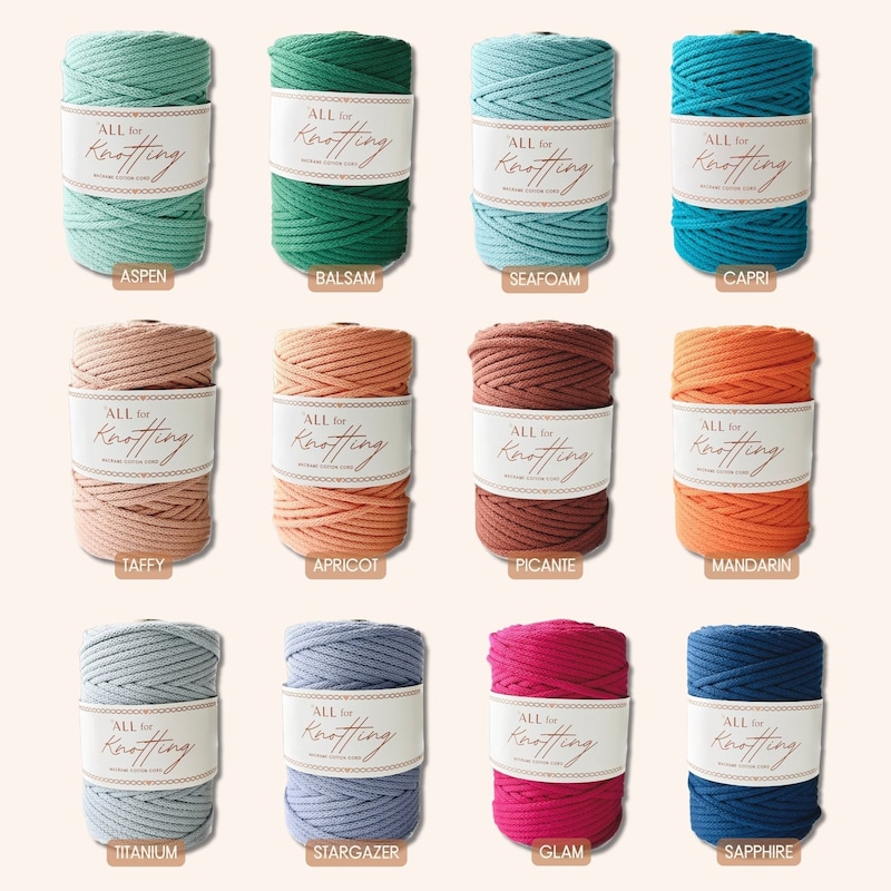 Soft Cotton Braid Cord 5mm - Etsy