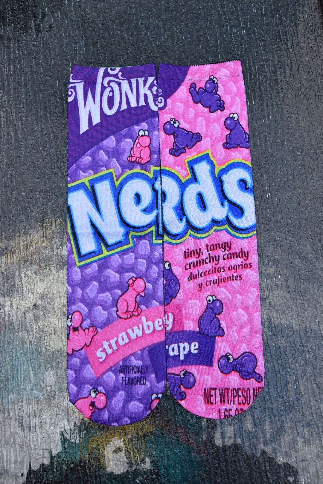 Nerds Printed Socks, Birthday Gift, Unique Gift Idea, Fun Gift, Cozy ...