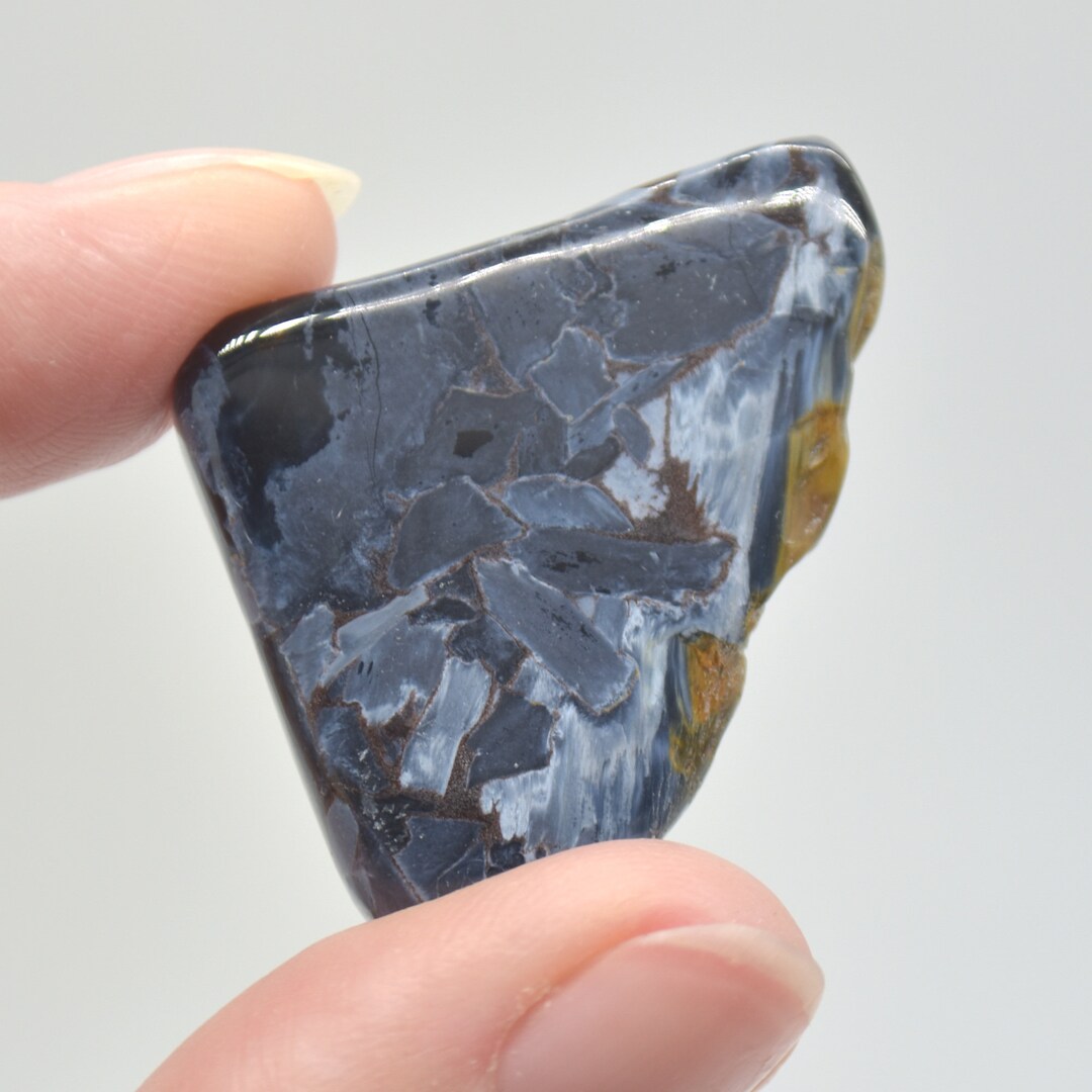 Golden, Blue Pietersite Top Grade Polished Tumble Stone Freeform From ...