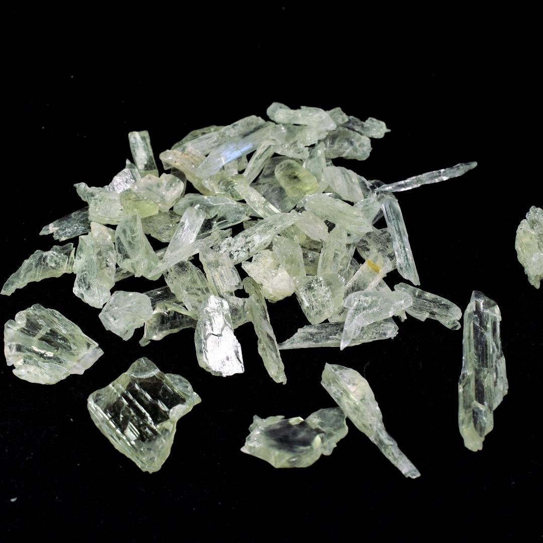 Hiddenite Rare Raw Green Kunzite Crystal Chip Specimens - 3 Sizes - 1 ...
