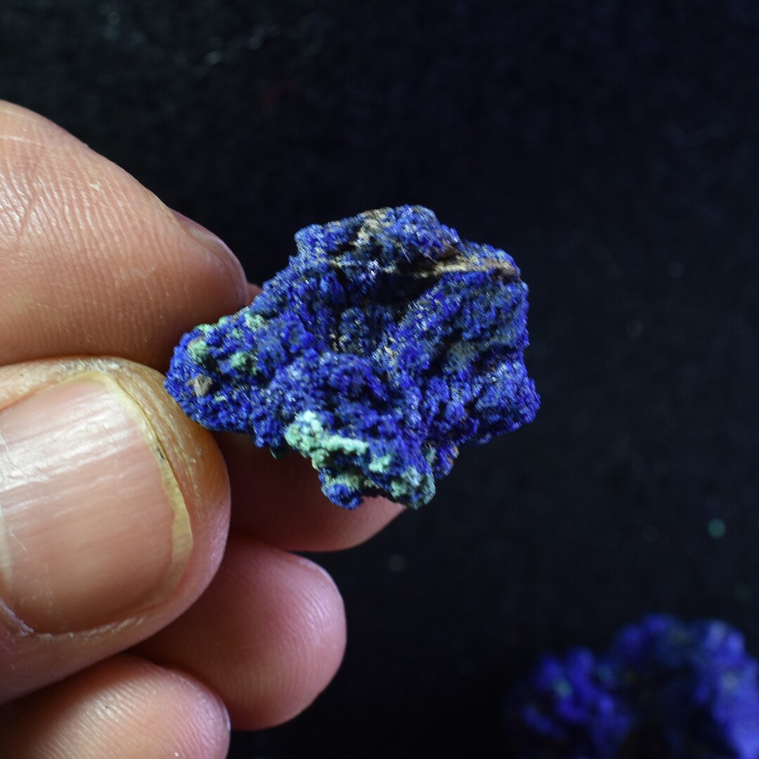 Raw Azurite Malachite Crystal Cluster Specimens From Mexico 4 Count 17 ...