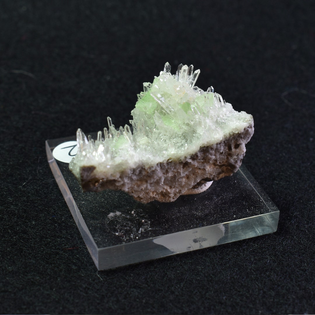 Raw Augelite With Clear Quartz on Matrix Crystal Rare Specimen From ...