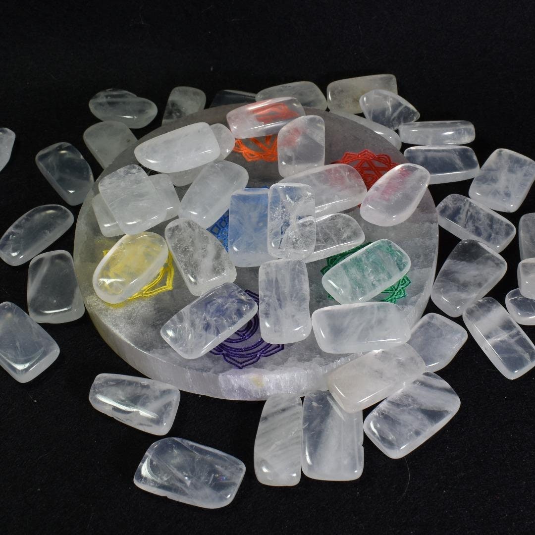 Satya Mani Quartz Tumbled Stone Crystals - 1, 3, 5 or 15 Stones - Etsy