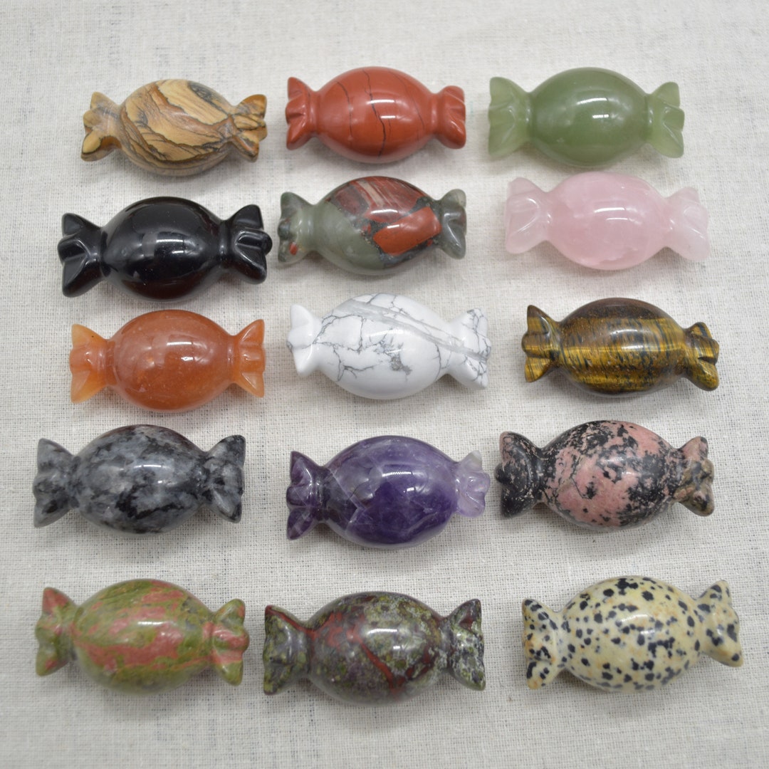 Crystal Gemstone Candy / Sweet 1 or 4 Count Choose From 15 Gemstones - Etsy