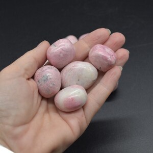 Peruvian Rhodonite Tumble Stone Crystals - 3 Pack Sizes - Etsy