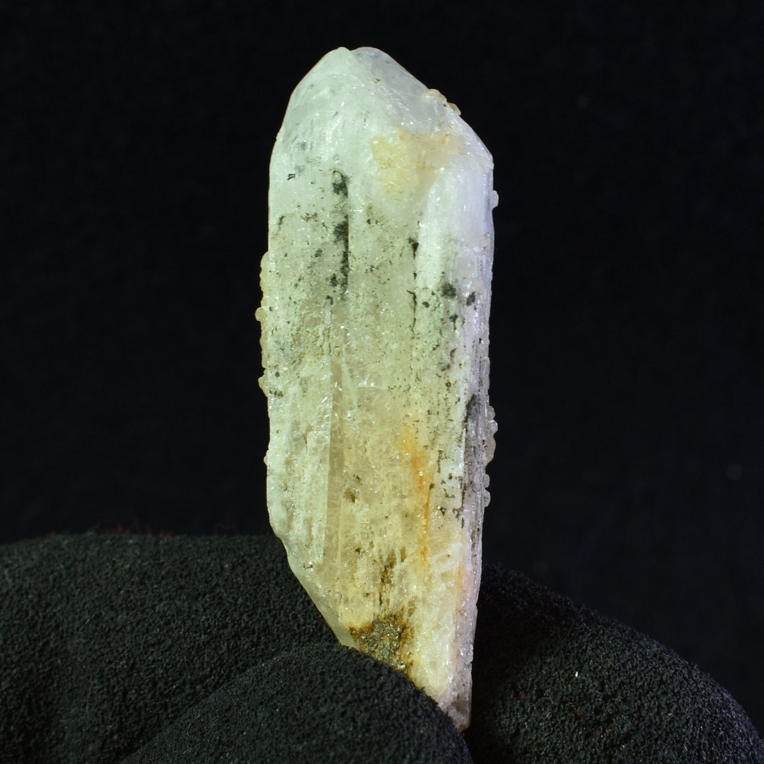 Danburite (with Pyrite and Calcite) NON UV Reactive Crystal Raw Point ...