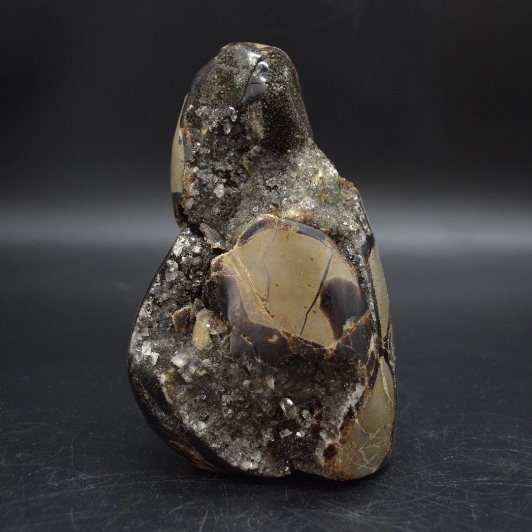 Large Black Septarian aka Dragon Stone Crystal Freeform 13.5cm 1073 ...