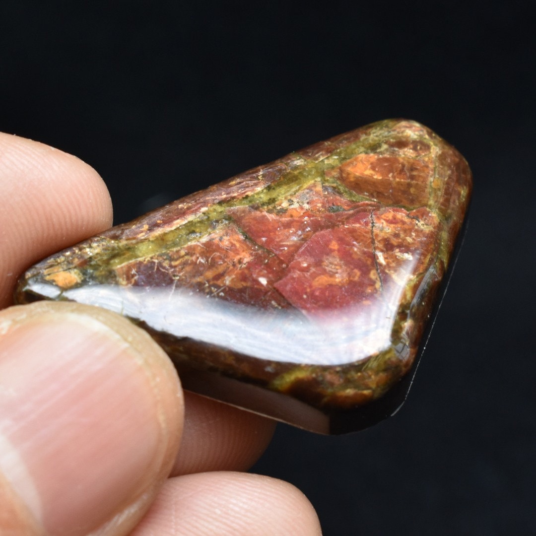 Canadian Natural Ammolite, Ammonite Freeform Polished Cabochon Specimen ...