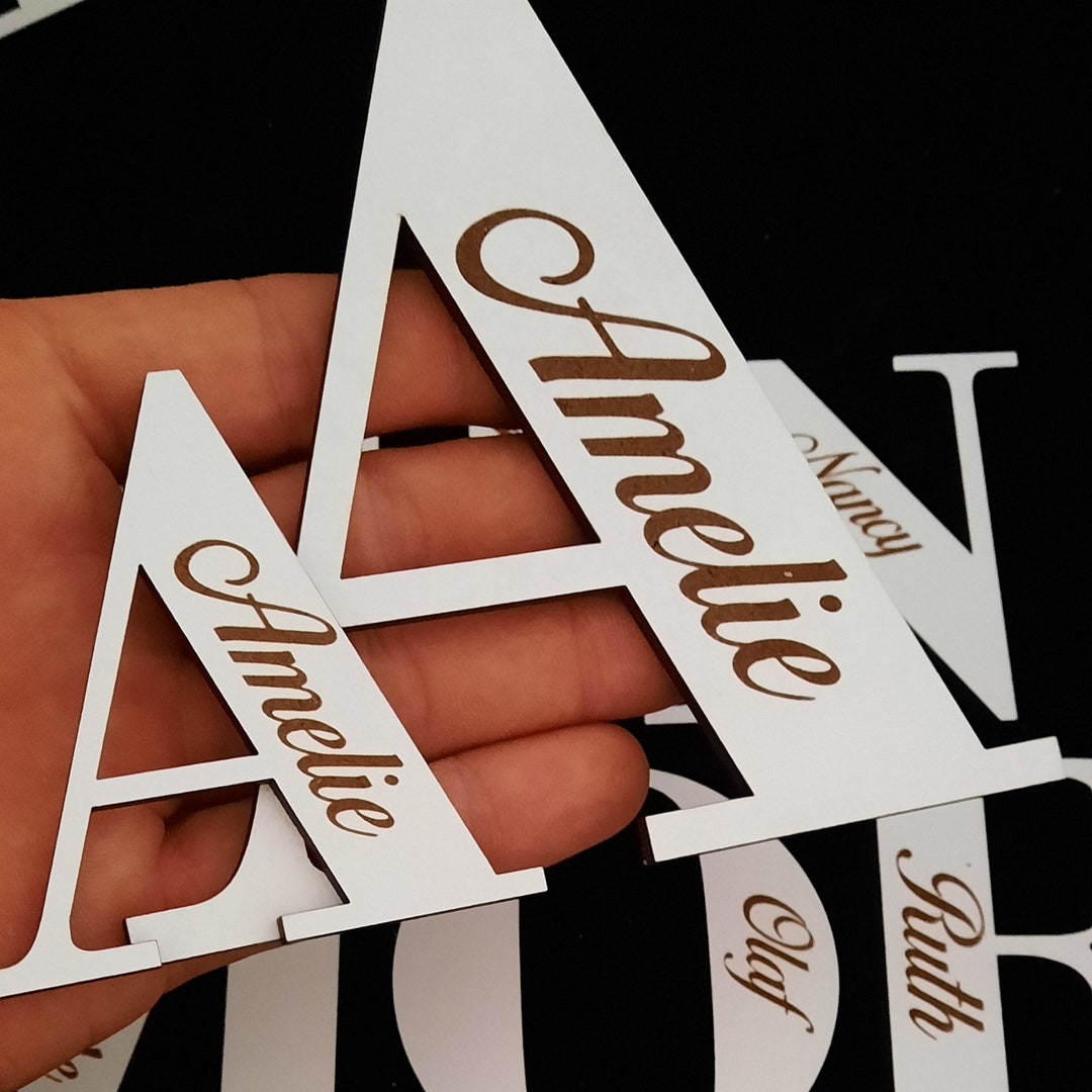 Wooden Letter With Name Personalized, Decoration, Children's Room, Name ...